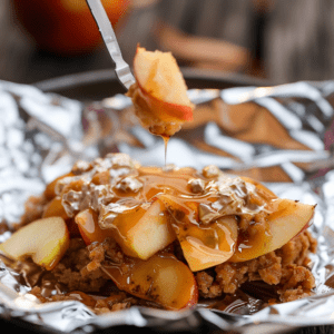 Campfire Apple Crisp in Foil Packets - Grammy Recipes