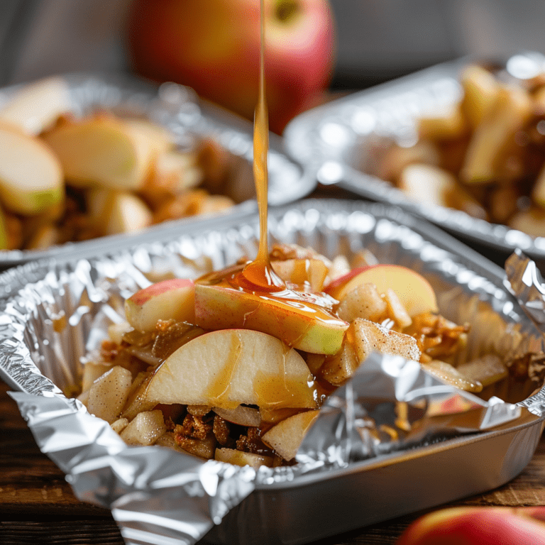 Campfire Apple Crisp in Foil Packets - Grammy Recipes