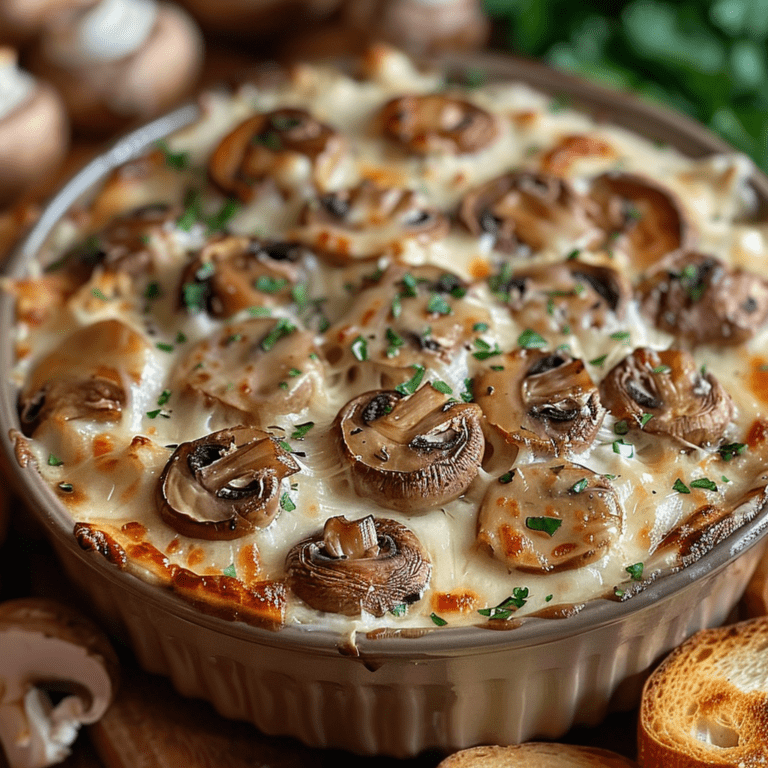 Stuffed Mushroom Dip - Grammy Recipes