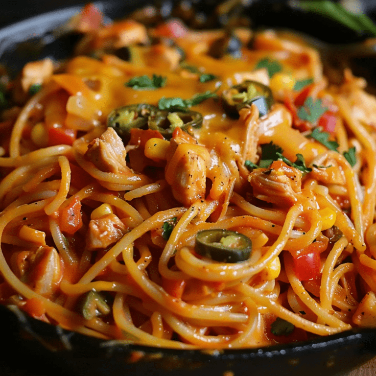 Mexican Chicken Spaghetti Recipe - Grammy Recipes