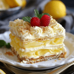 No-Bake Lemon Eclair Cake Recipe - Grammy Recipes