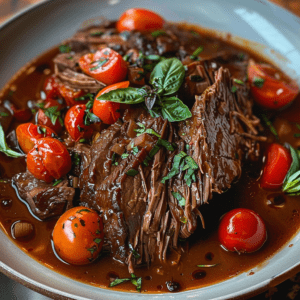 Tuscan-Style Slow-Cooked Beef Roast - Grammy Recipes