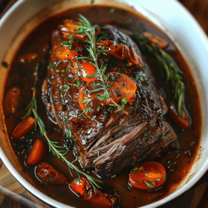 Tuscan-Style Slow-Cooked Beef Roast - Grammy Recipes
