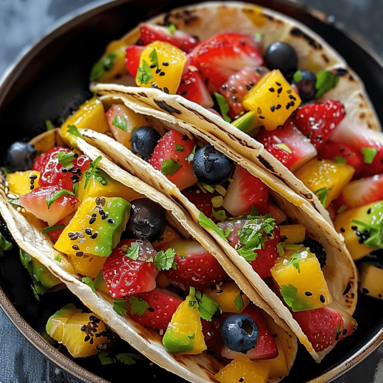 Fruit Tacos: A Fresh and Fun Dessert - Grammy Recipes