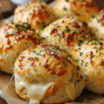 Pillsbury Biscuit Garlic Butter Cheese Bombs - Grammy Recipes