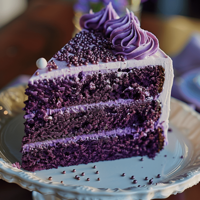 Purple Velvet Cake Recipe - Grammy Recipes