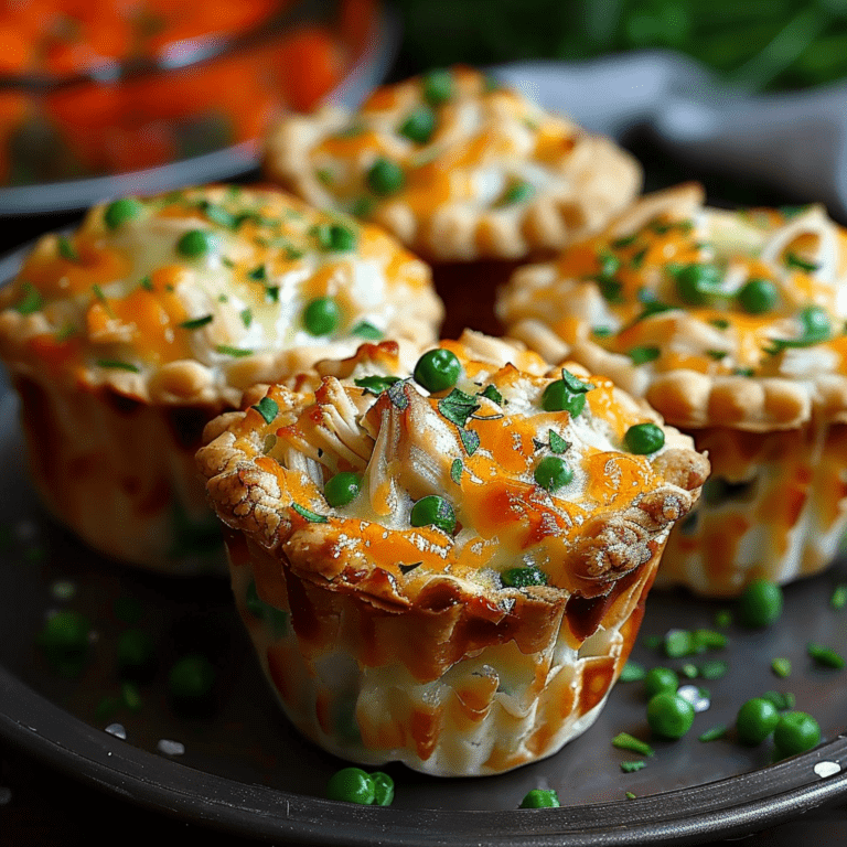 Mini Chicken Pot Pie Muffins - Grammy Recipes