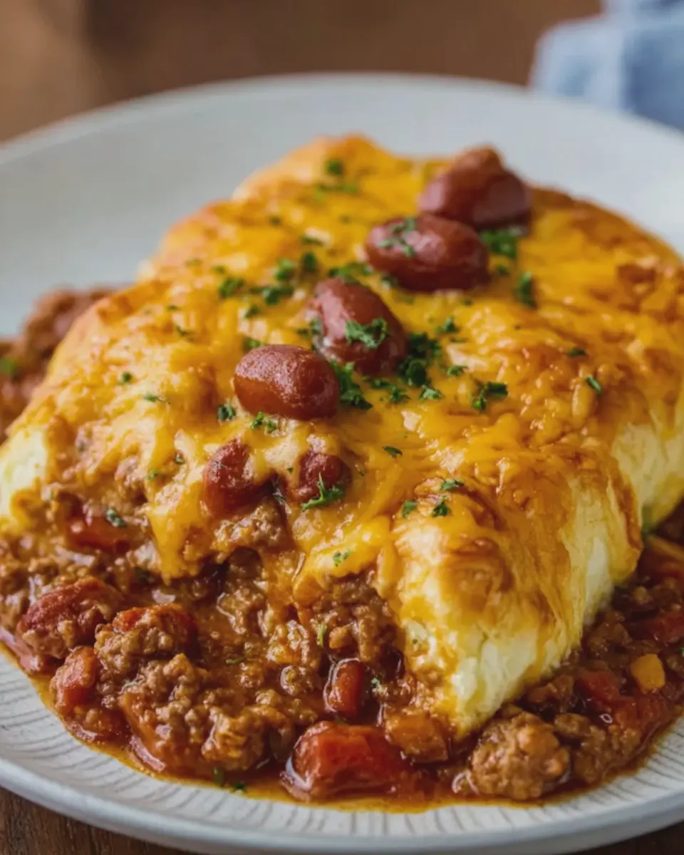 Chili Dog Casserole