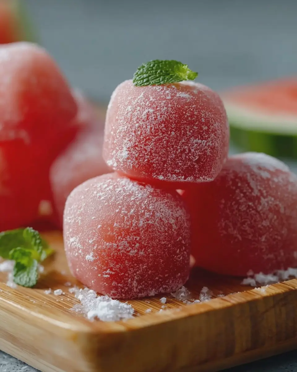 watermelon mochi recipe
