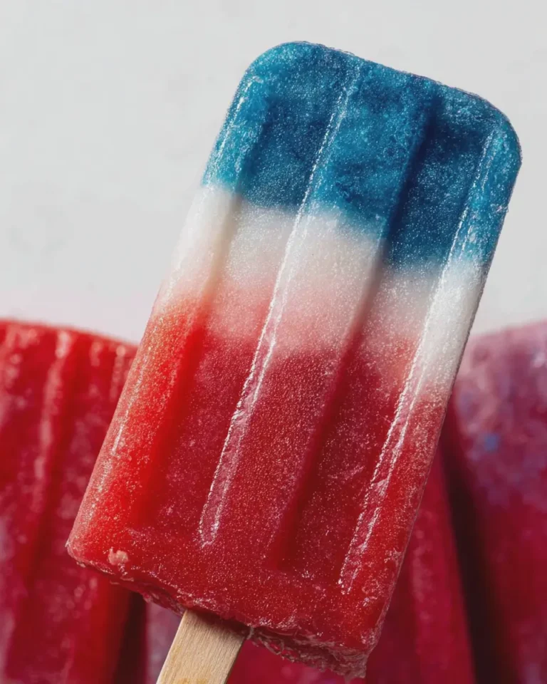 red white and blue popsicles